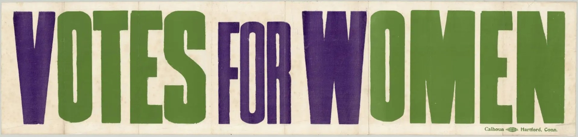 New Acquisition: Votes for Women Banner